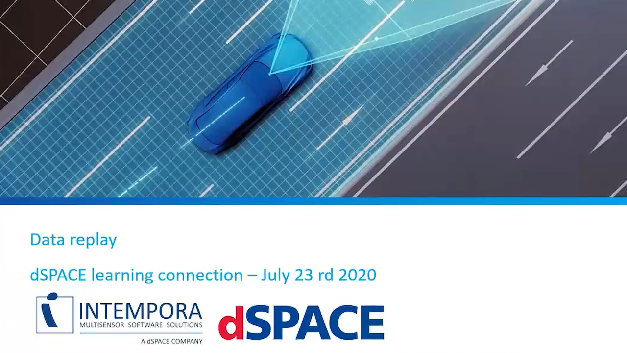 Video: Real Data Replay for AI Training - dSPACE