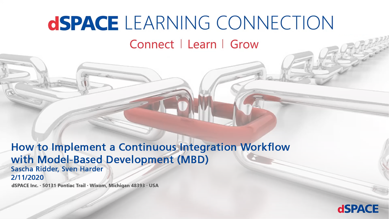 Video: How to Implement a Continuous Integration Workflow with Model ...